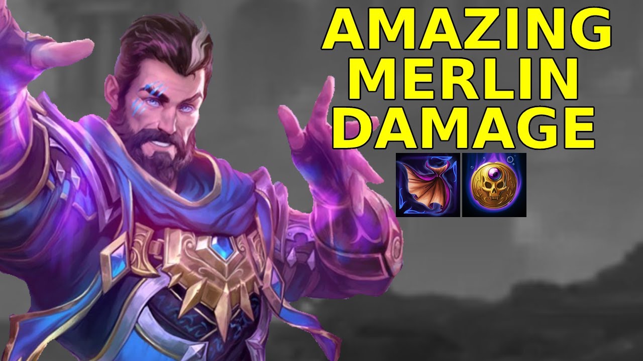 ONE SHOT MERLIN BUILD | AMAZING LATE GAME DAMAGE! - CONQUEST SMITE ...