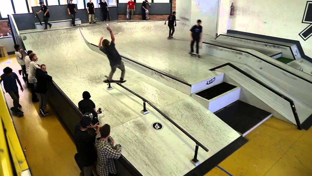 Skate Session With The Emerica Europe Team @ The Wall - YouTube