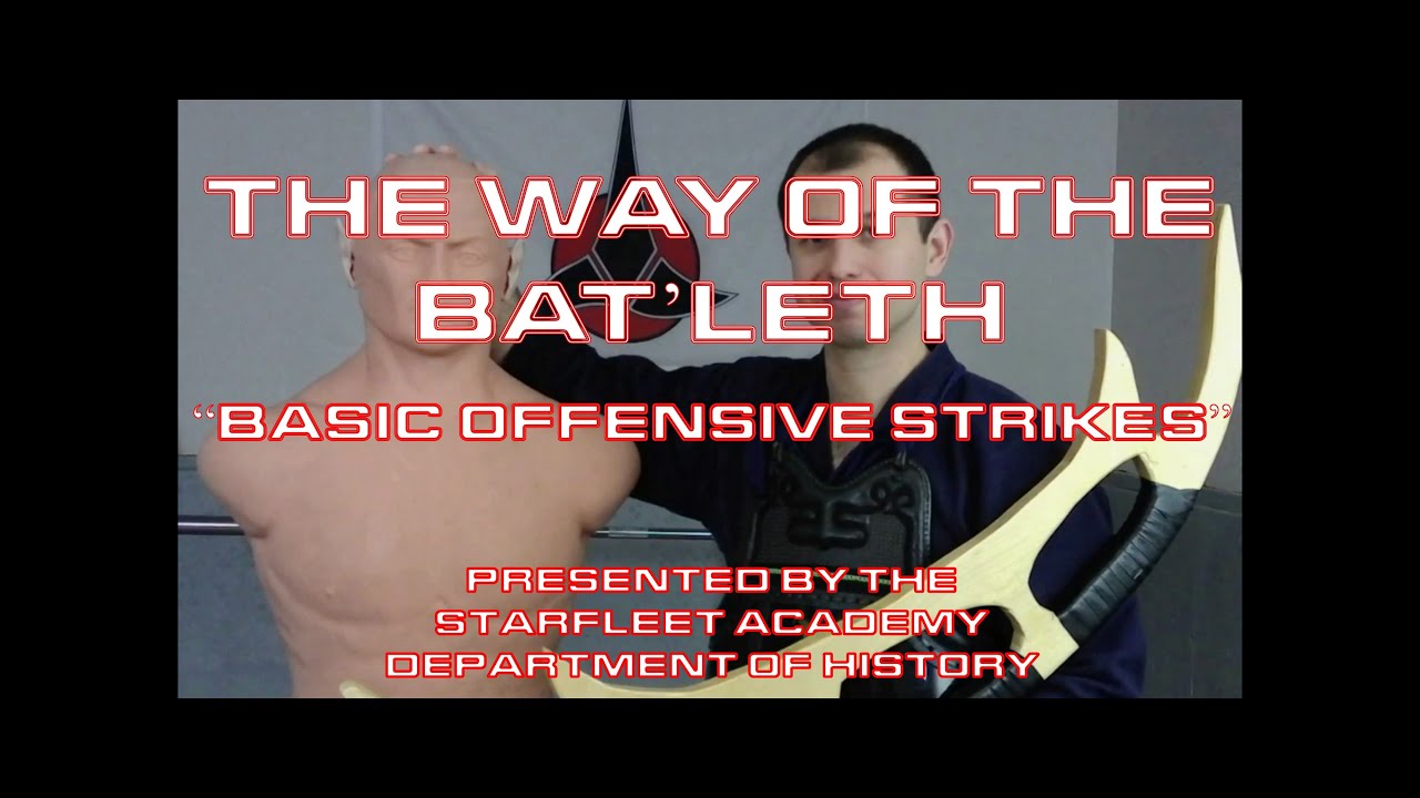 The Way of the Bat'leth: Basic Offensive Strikes - YouTube