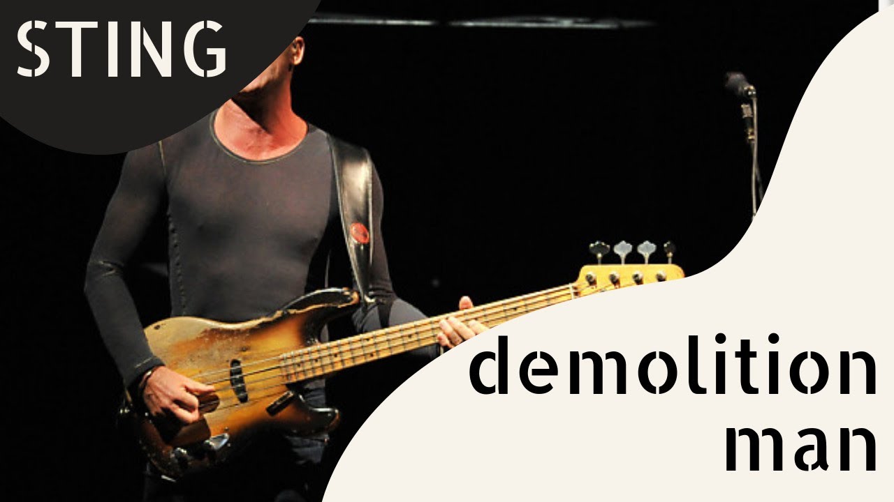 Demolition Man - Sting - BASS / GUITAR TAB 🎵 LINEA DE BAJO Y GUITARRA ...