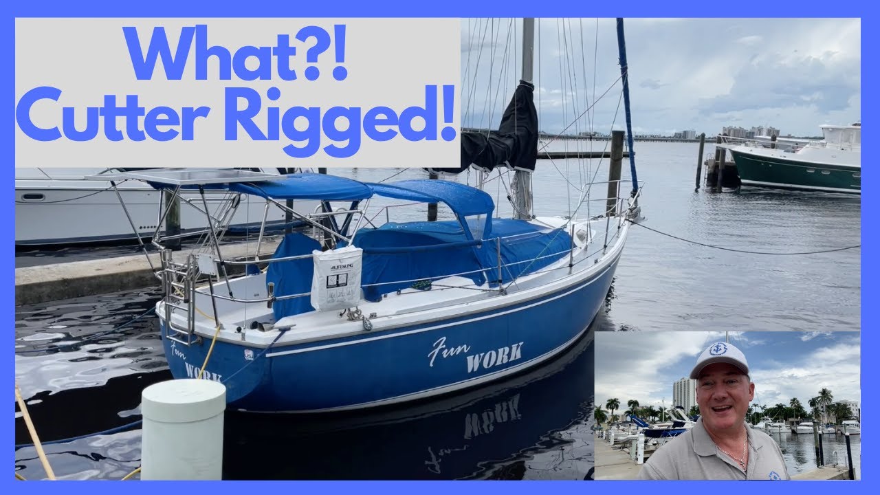 EP 26: Catalina 30 Tall Rig Cutter Boat Tour [1979] - YouTube