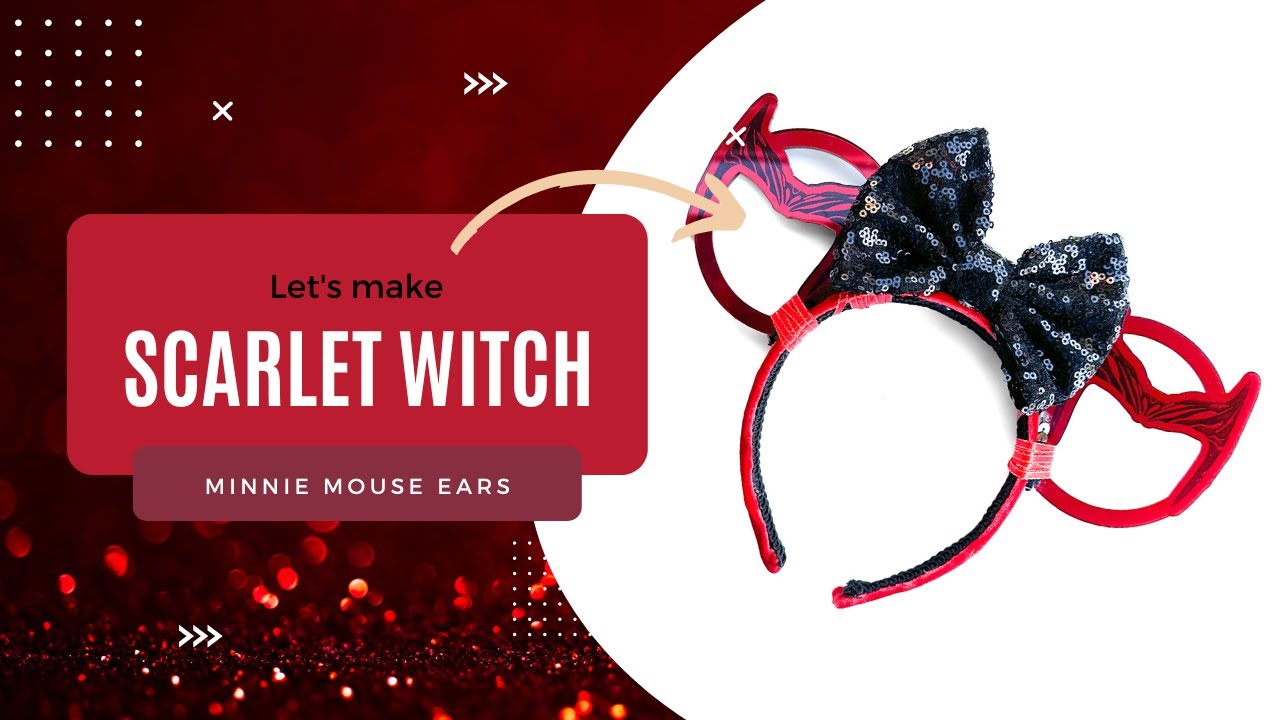 DIY Acrylic Scarlet Witch Ears \\ Made With Glowforge - YouTube