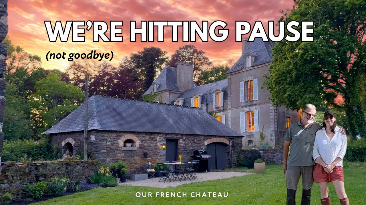 We're Taking A Break (From YouTube) + Planting Our CHATEAU Garden - YouTube