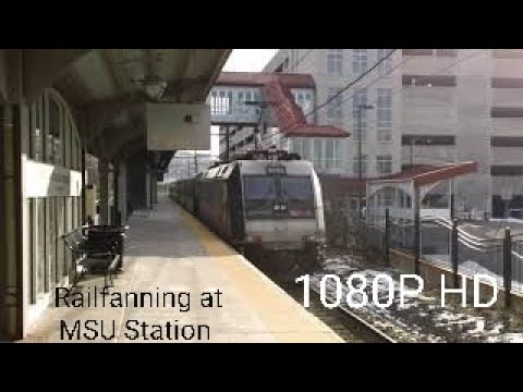 2 trains at Montclair State University: 1080P HD - YouTube
