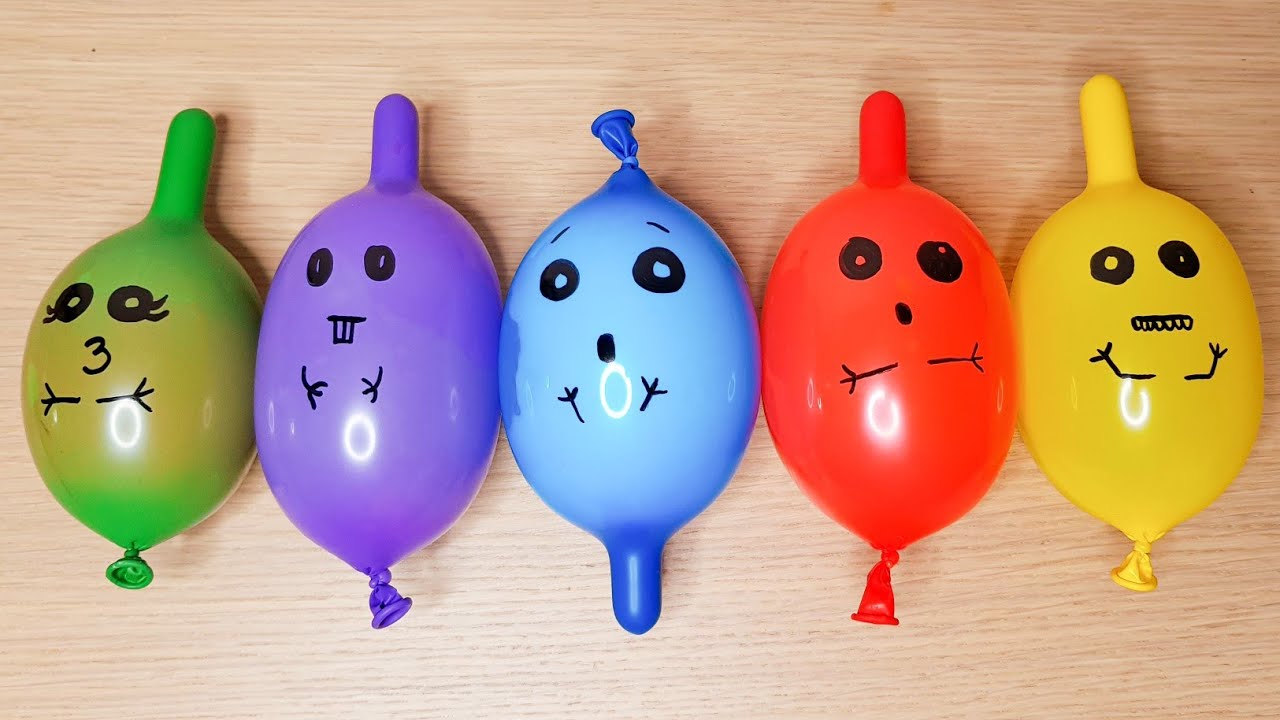 Making Slime With Funny Balloon Cute #Doodles | RELAXING SATISFYING # ...