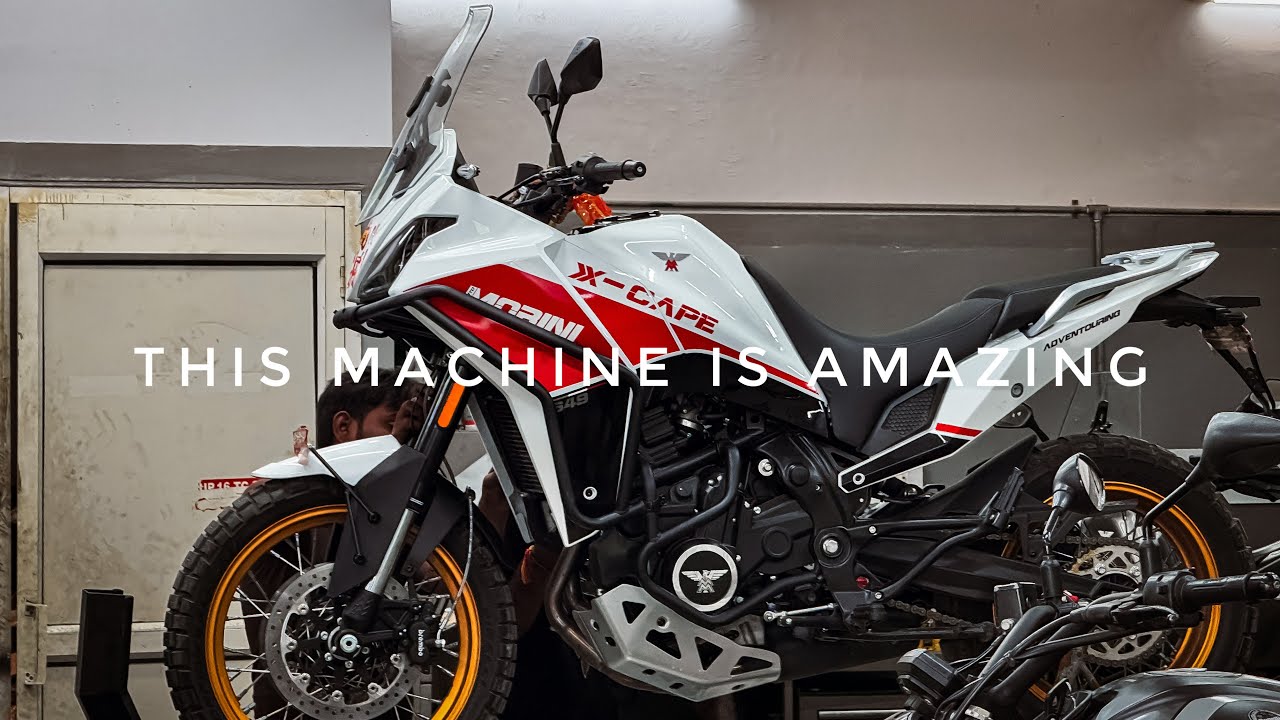Ride Impressions 😍 of Moto Morini XCape 650X | Installed crash guards 💪 ...