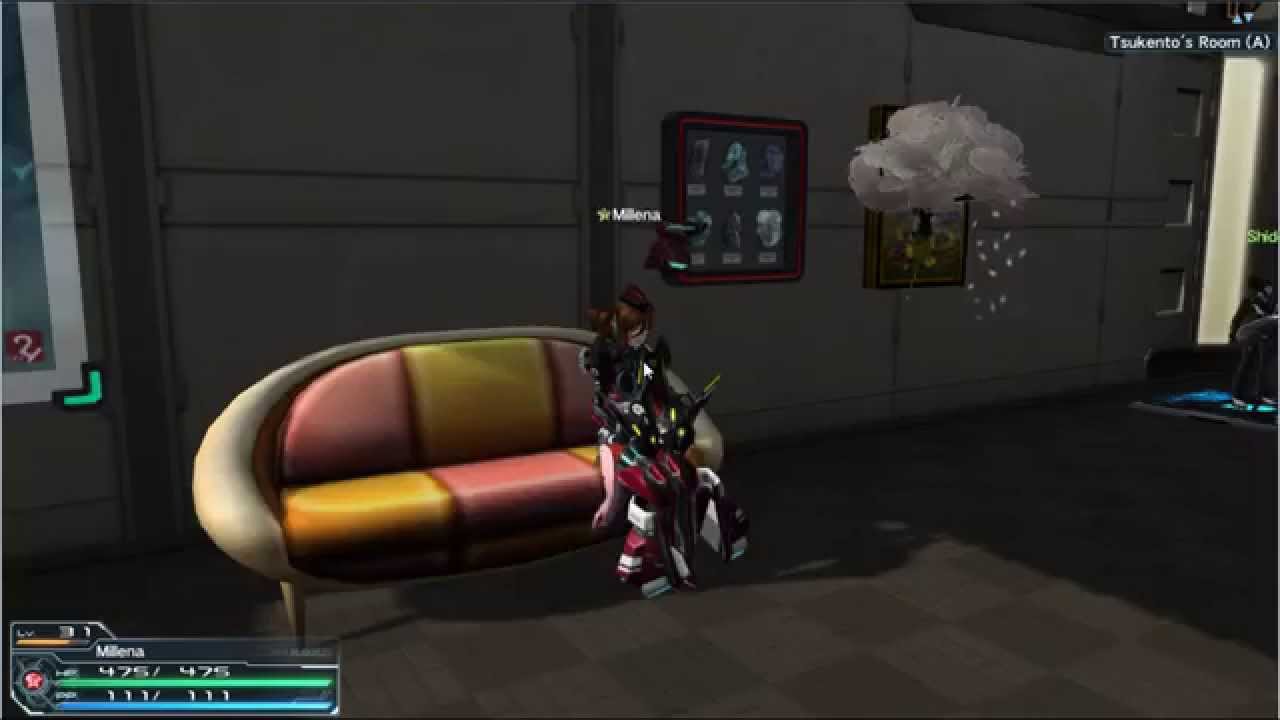 My Room in Phantasy Star Online 2 - YouTube