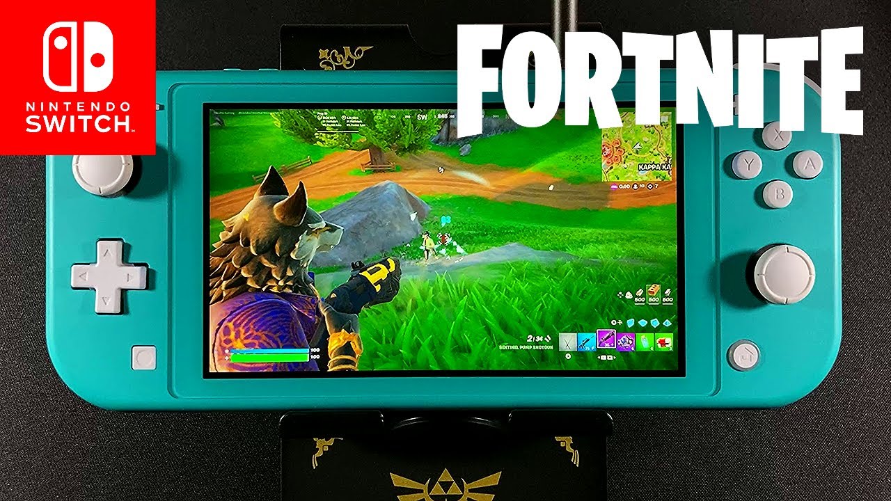Fortnite on Nintendo Switch Lite #30 - YouTube