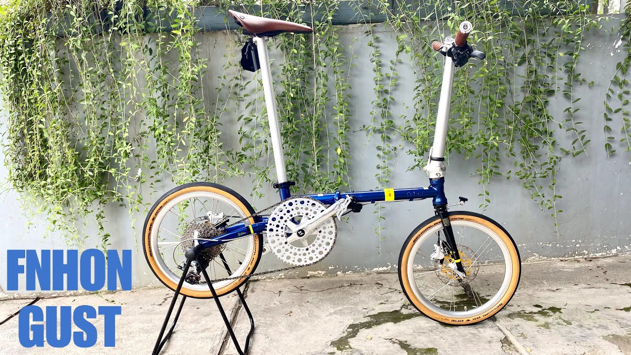 REVIEW UPGRADE SEPEDA LIPAT FNHON GUST MATE BLUE 16+ - YouTube