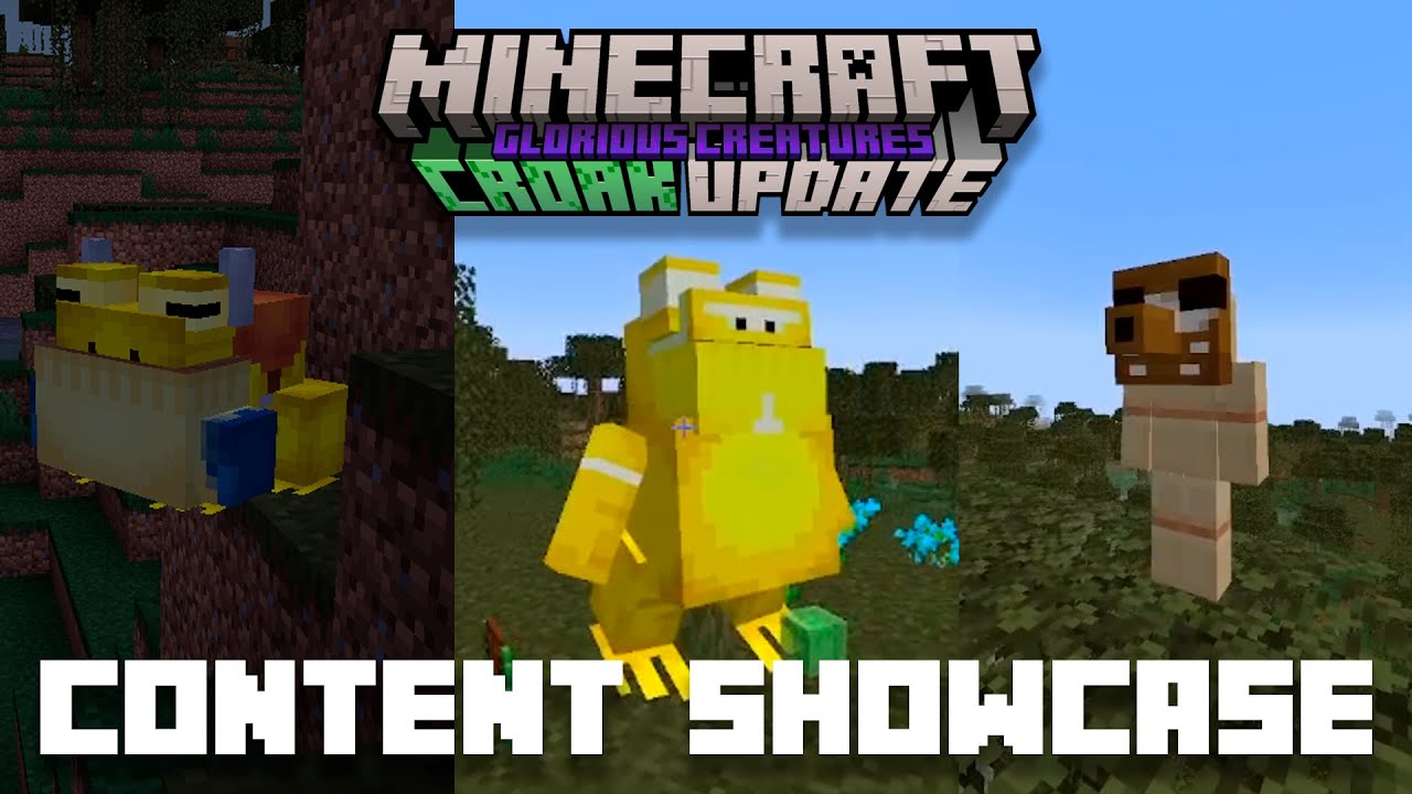 The Croak Update - Content Showcase | Minecraft: Glorious Creatures ...