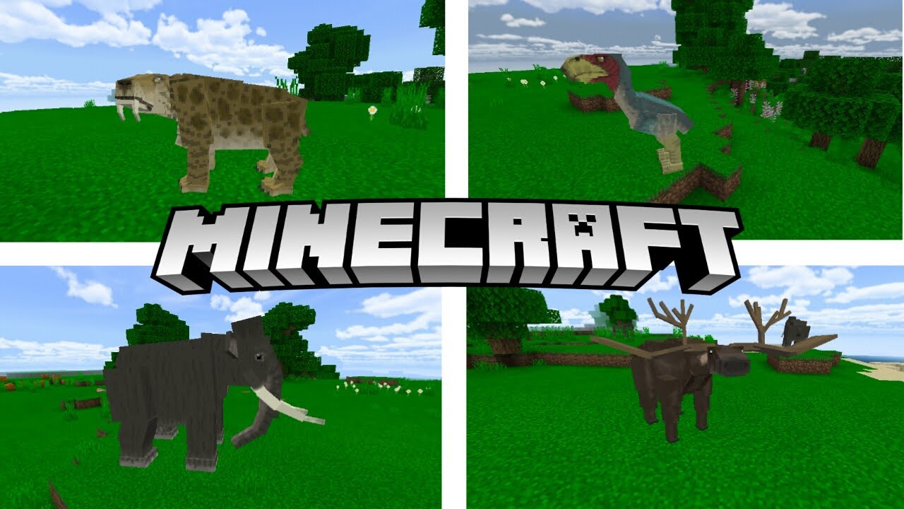 Cenozoic Animals Addon In Minecraft (1.16+) - YouTube
