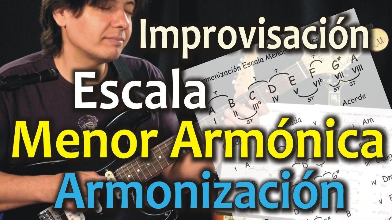 Escala Menor Armónica - Armonización Triadas - Tutorial #26 - YouTube