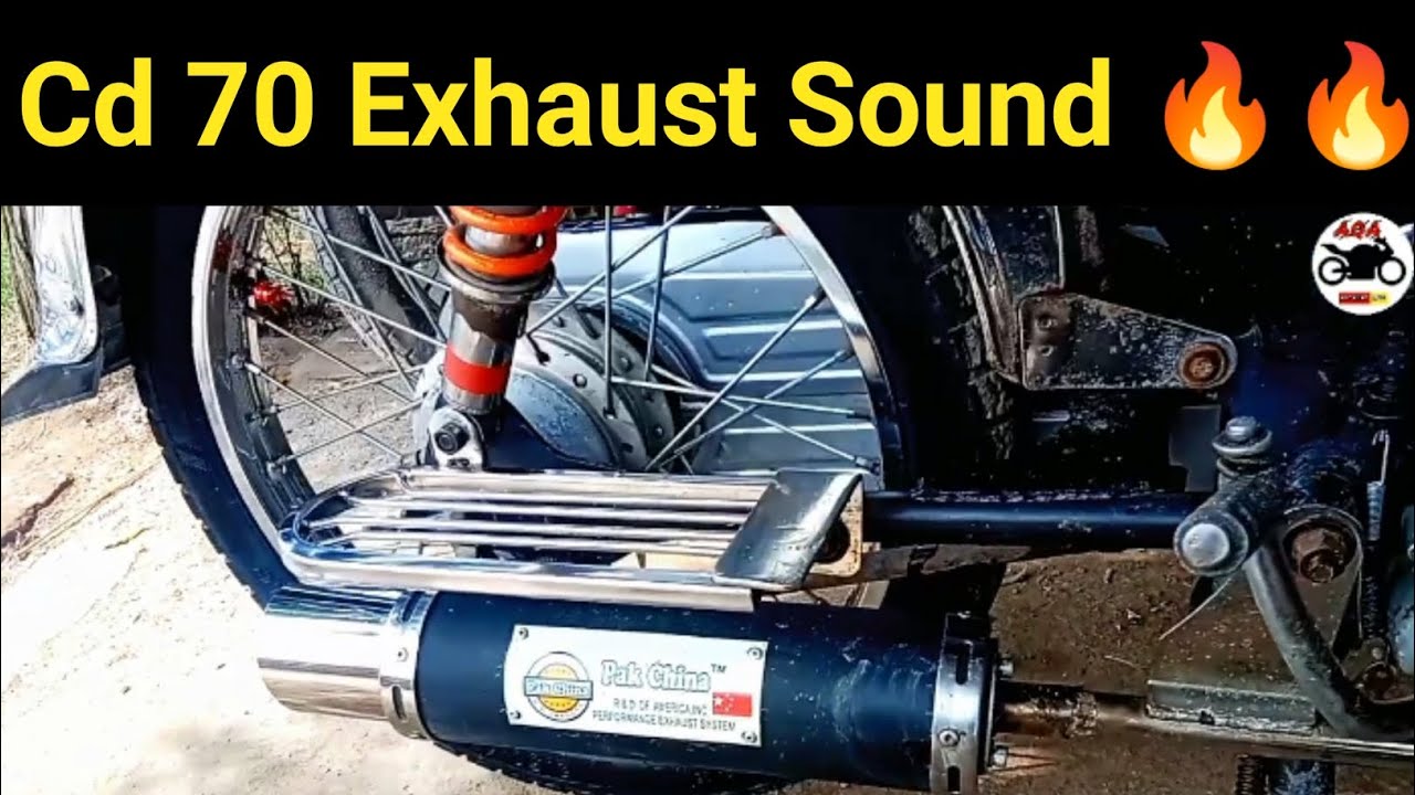 Cd 70 Exhaust Sound | Cd 70 Exhaust Modification | Cd70 Exhaust Install ...