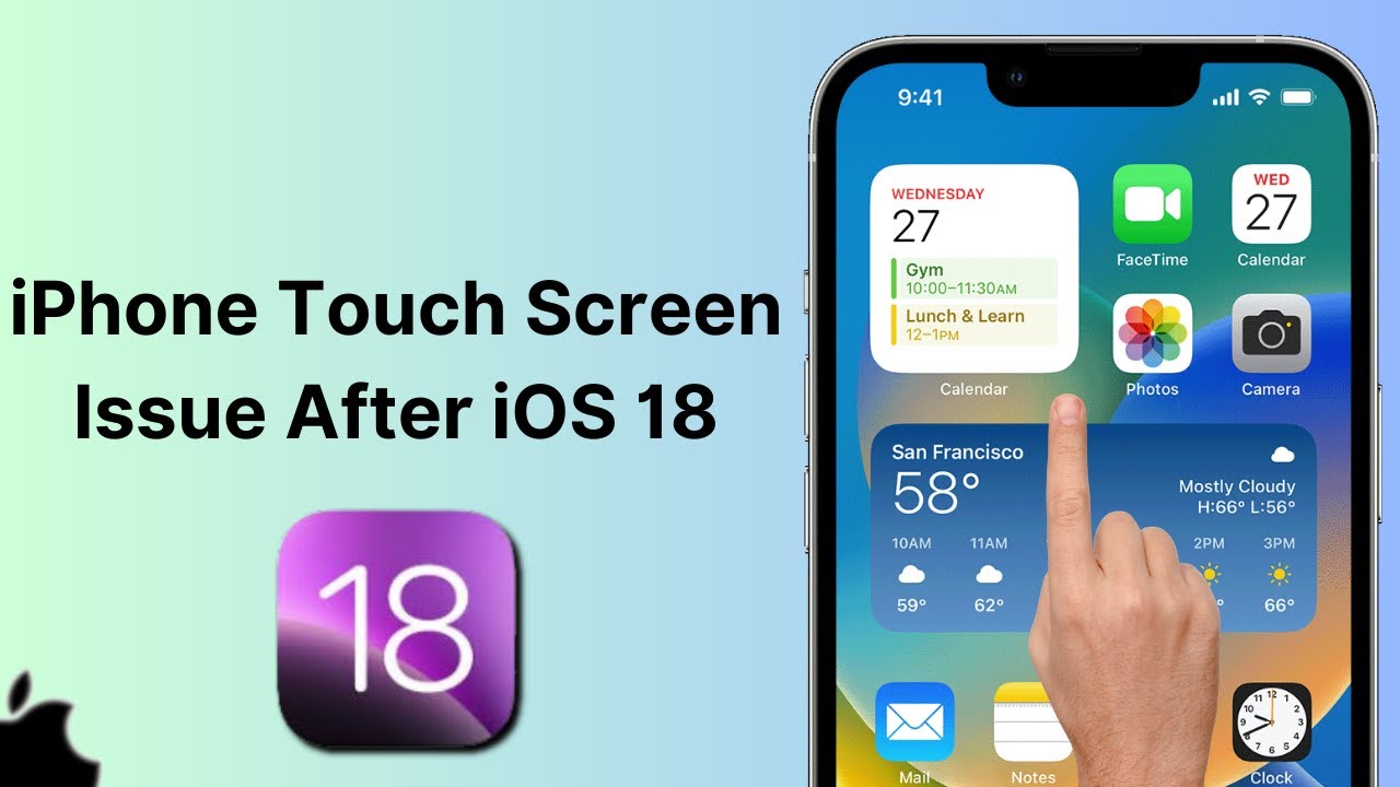 How to Fix iPhone Touch Screen Issues After iOS 18 Update | Quick ...