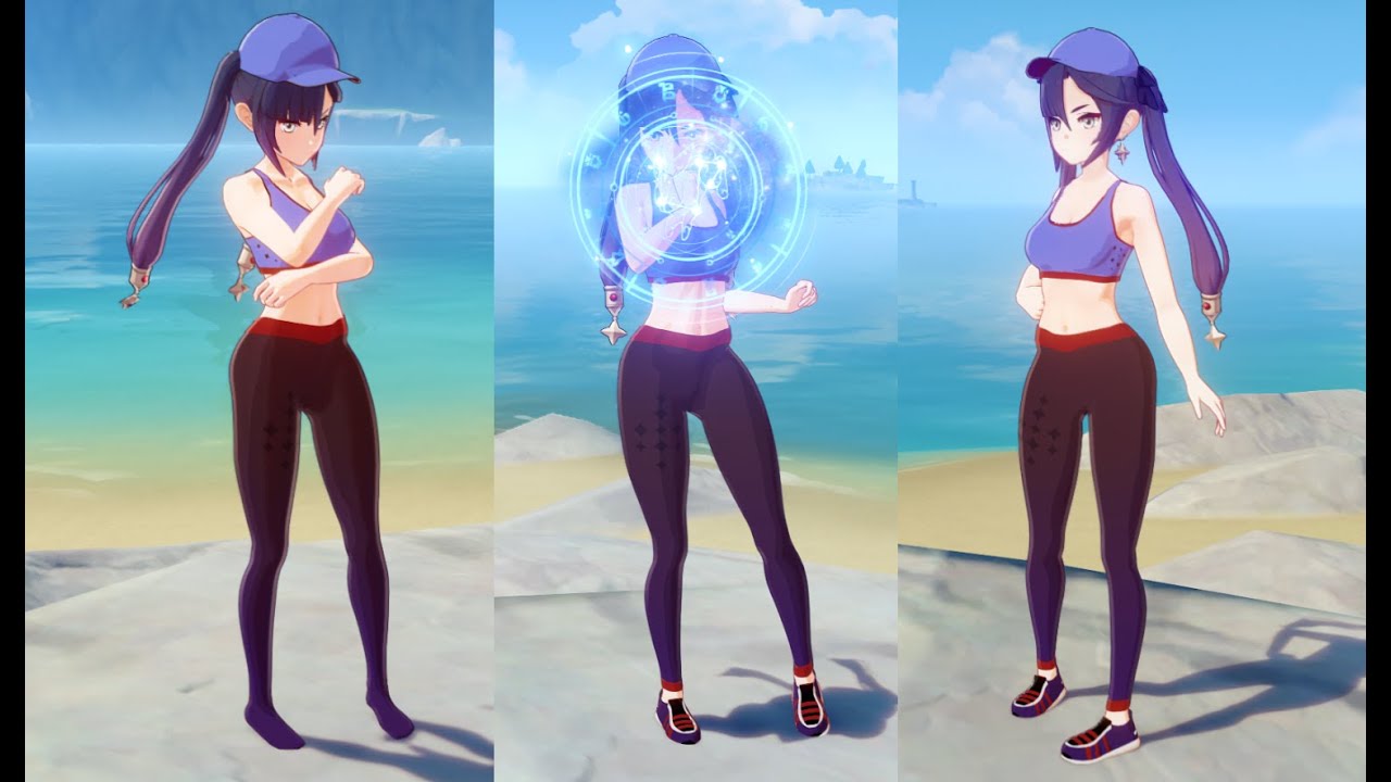 Gym outfit Mona mod! (Genshin Impact Mod) - YouTube