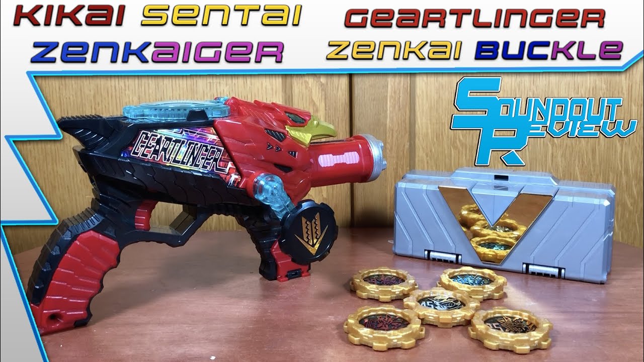 Kikai Sentai Zenkaiger DX Geartlinger and Zenkai Buckle and Sentai Gear ...