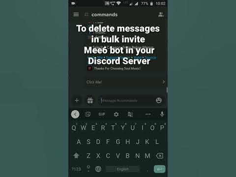 How To Delete Messages In Bulk In Your Discord Server Using Mee6 Bot #