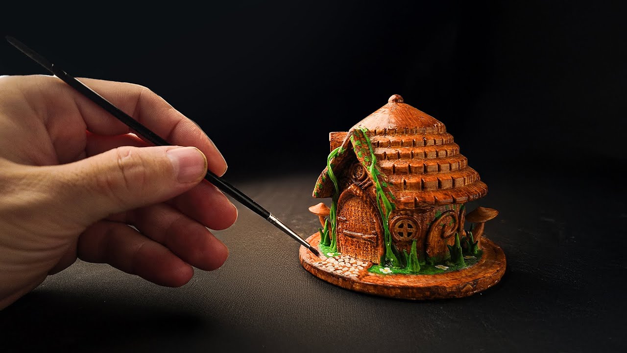 I MADE CUTE DECORATIVE HOUSE - YouTube