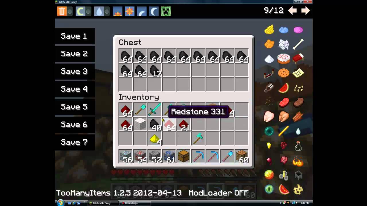 Cheat Pack Mod Review For Minecraft (1.2.5) - YouTube