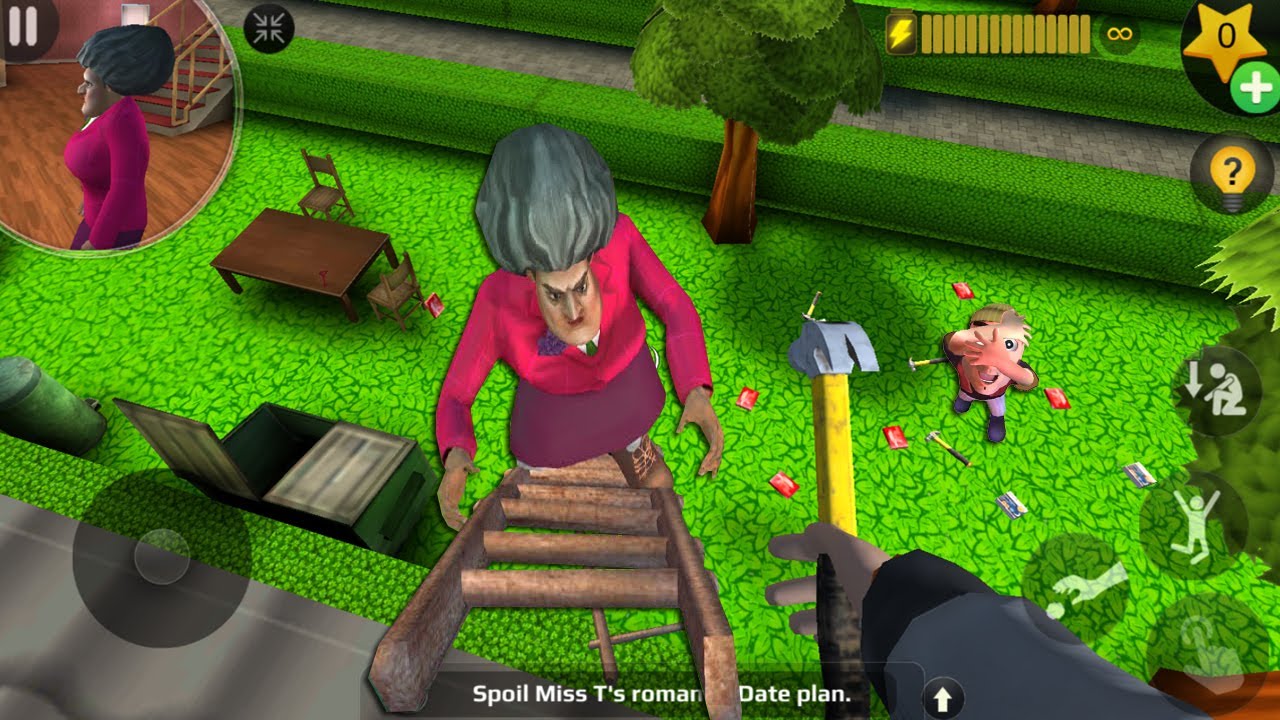 Miss T New Power Update Scary Teacher 3D Play as Miss T Gameplay | part ...