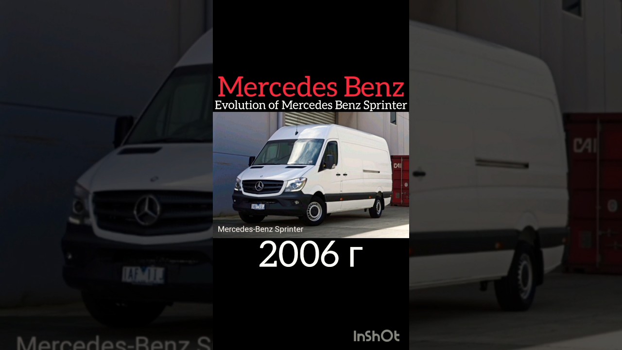 🟠Evolution of Mercedes Benz Sprinter(1995~20??)#shorts#sorts#youtube# ...
