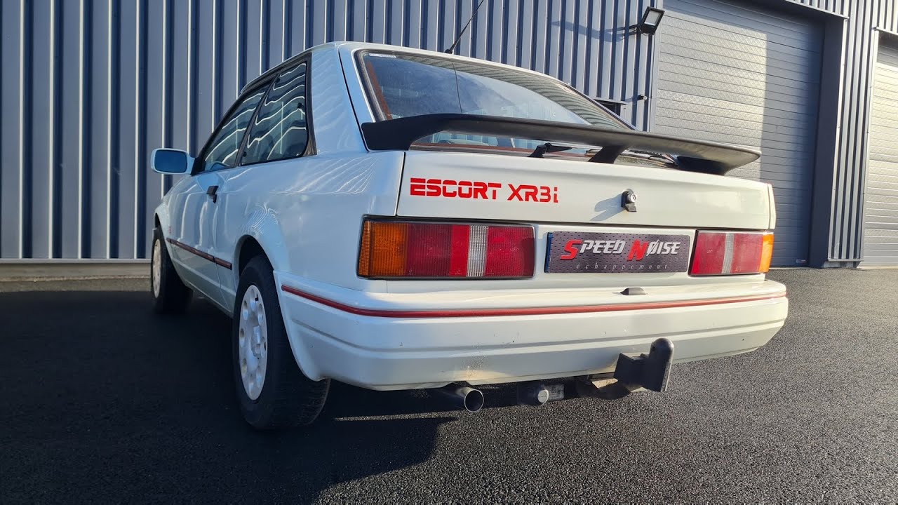 Ford Escort XR3i - Speed Noise Échappement Inox Rallye Mode - YouTube