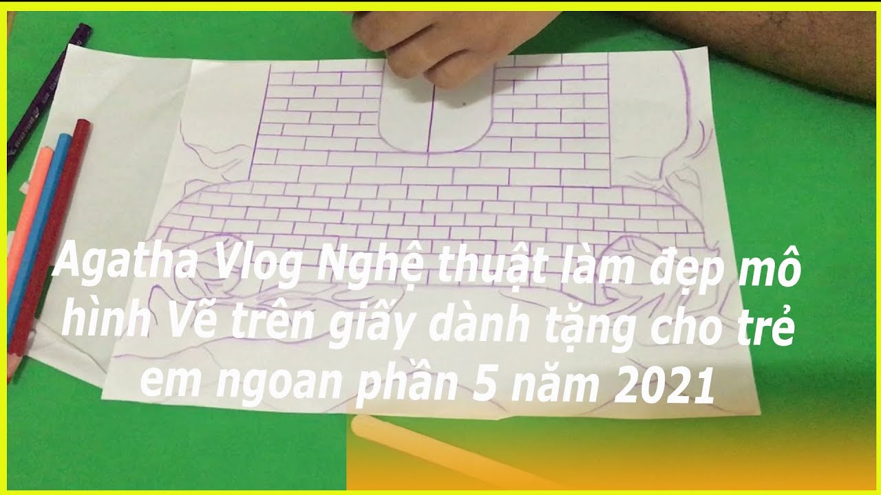 Agatha Vlog Nghệ thuật làm đẹp mô hình Vẽ trên giấy dành tặng cho trẻ ...