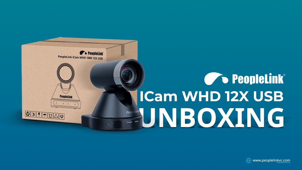 PeopleLink iCam WHD 1080 12X USB - Unboxing a Superior 4k Video Cameras for Board Room - YouTube