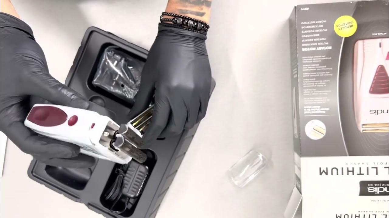 Unboxing ANDIS Masina de ras shaver Profoil fara fir fabricat pentru Europa - YouTube