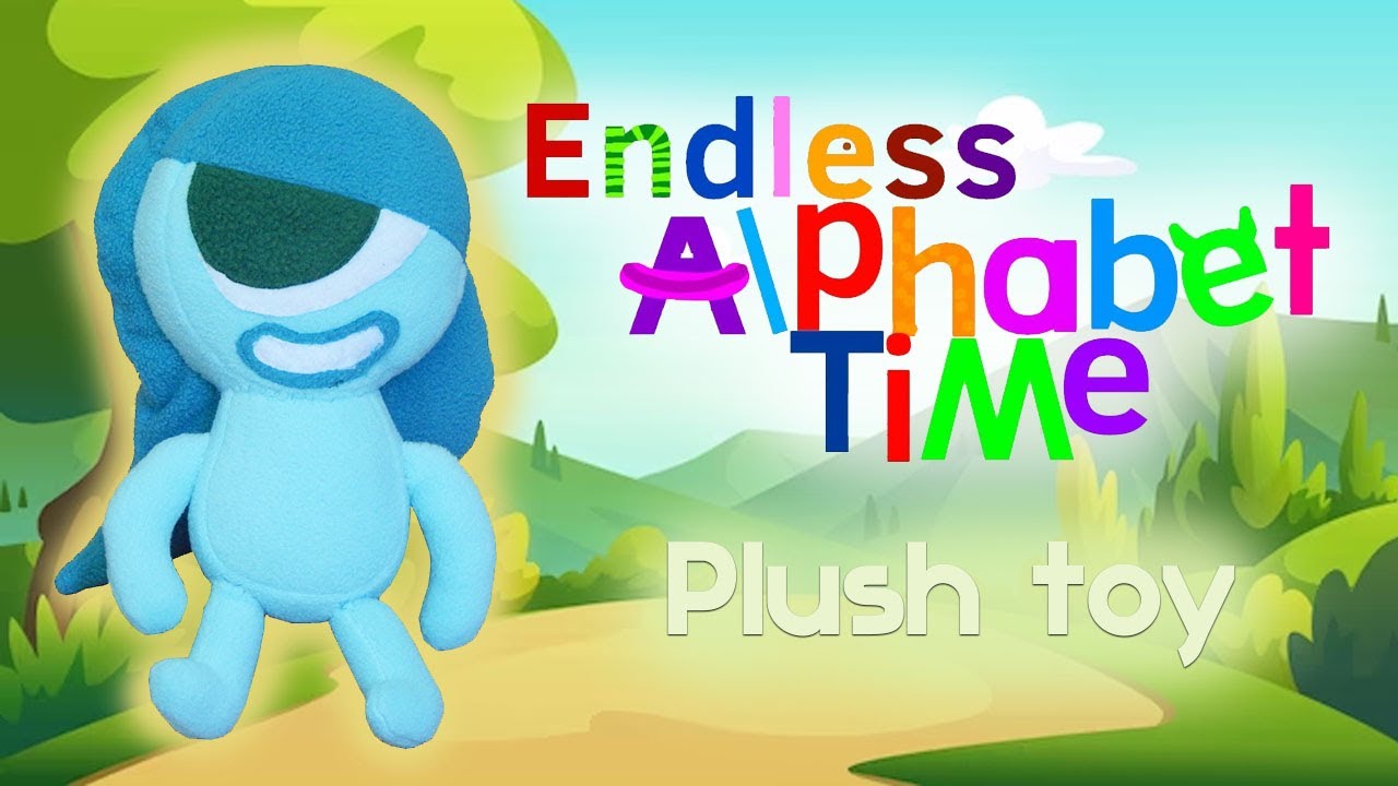 Endelles alphabet light green plush toys - YouTube