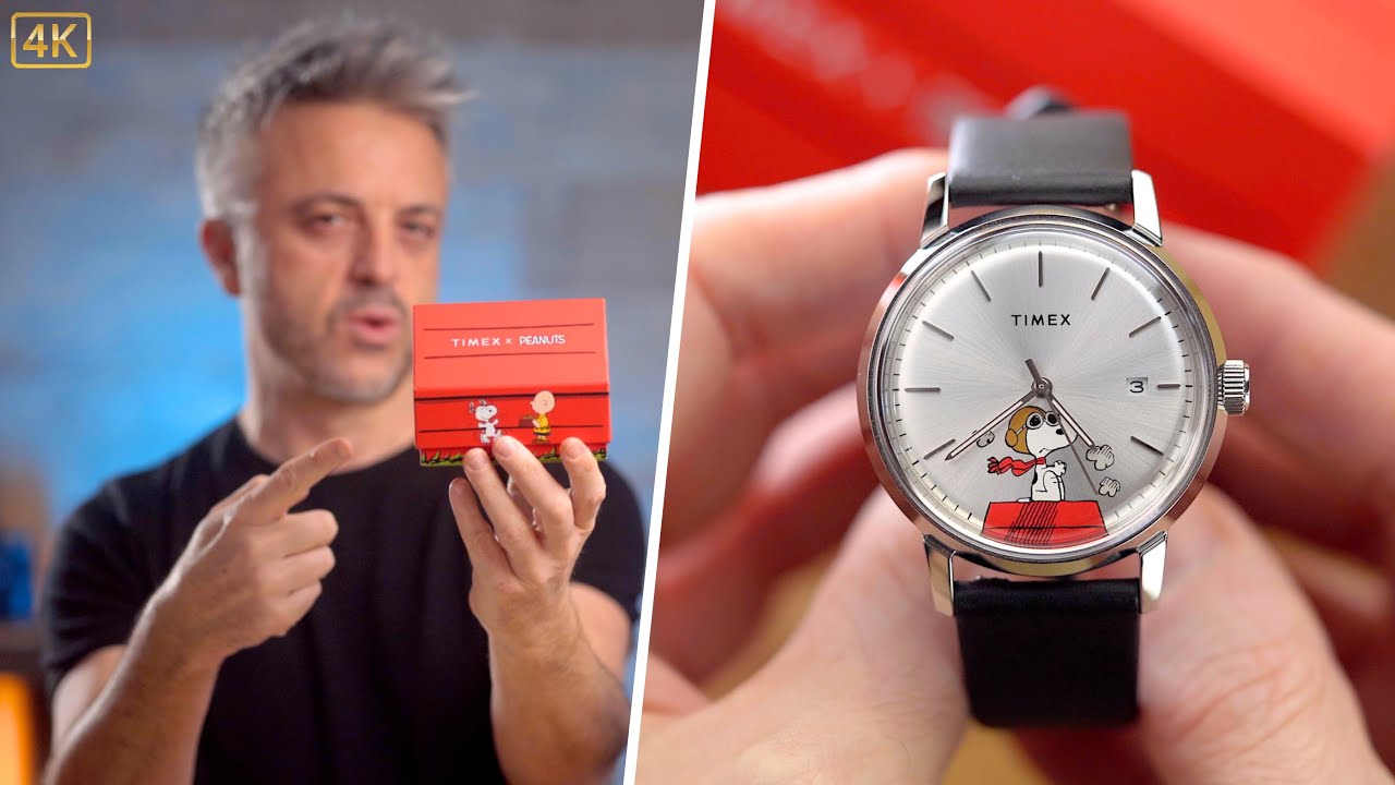TIMEX x Peanuts Marlin: what a fun reissue! - YouTube
