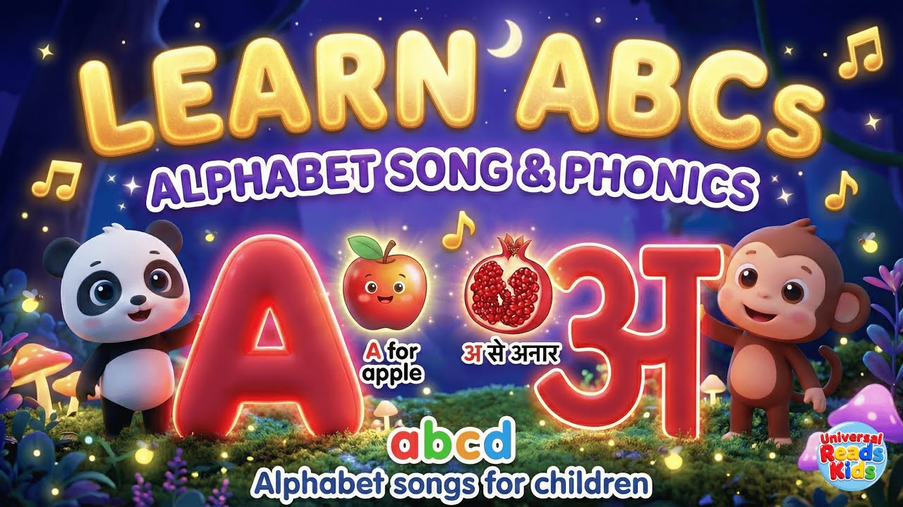 ABC Learning for Babies & Toddlers | A is for Apple 🍎 | ABC Song ...