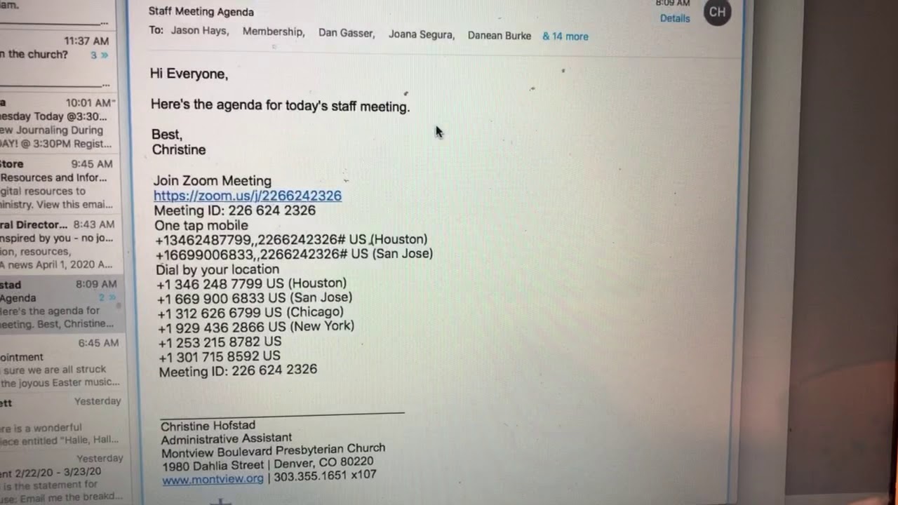 Westminster zoom call instructions - YouTube