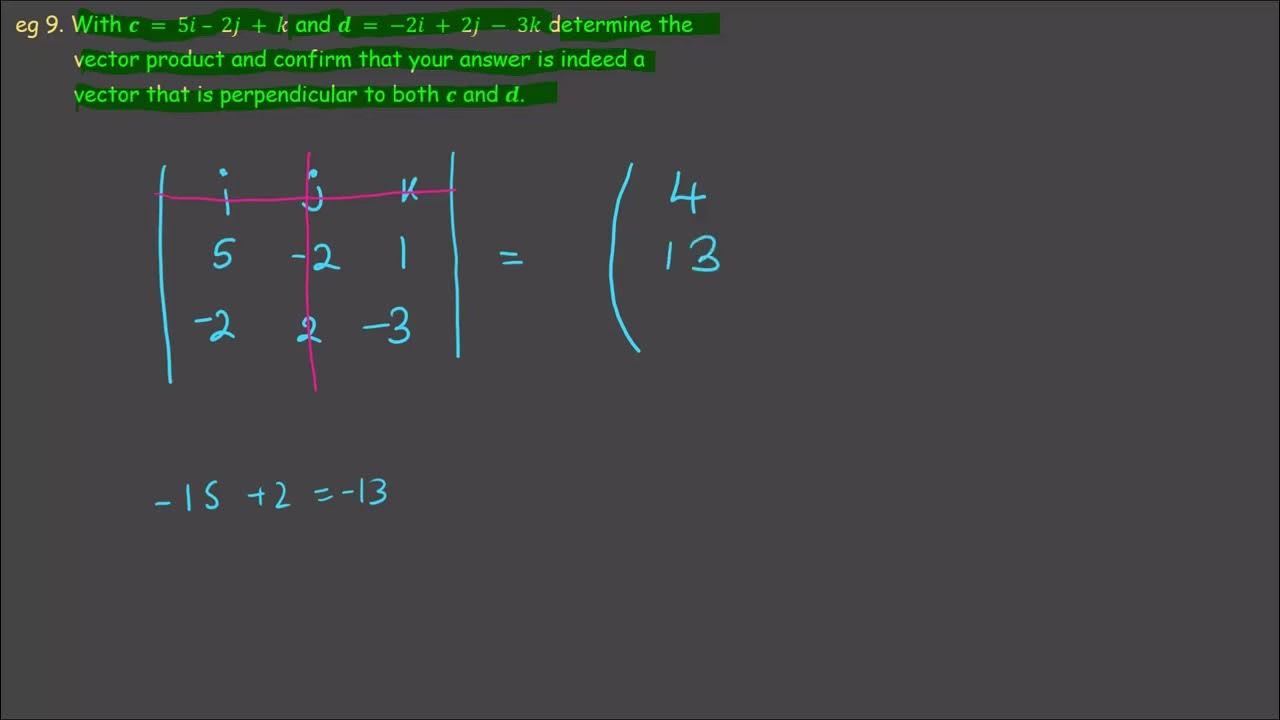 Ch 5 Vectors in 3D Example 9 - YouTube
