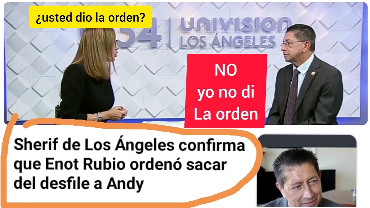 Presentadora: ¿Si o No? Enot: NO / Sherif de L.A. CONFIRMA que Enot ...
