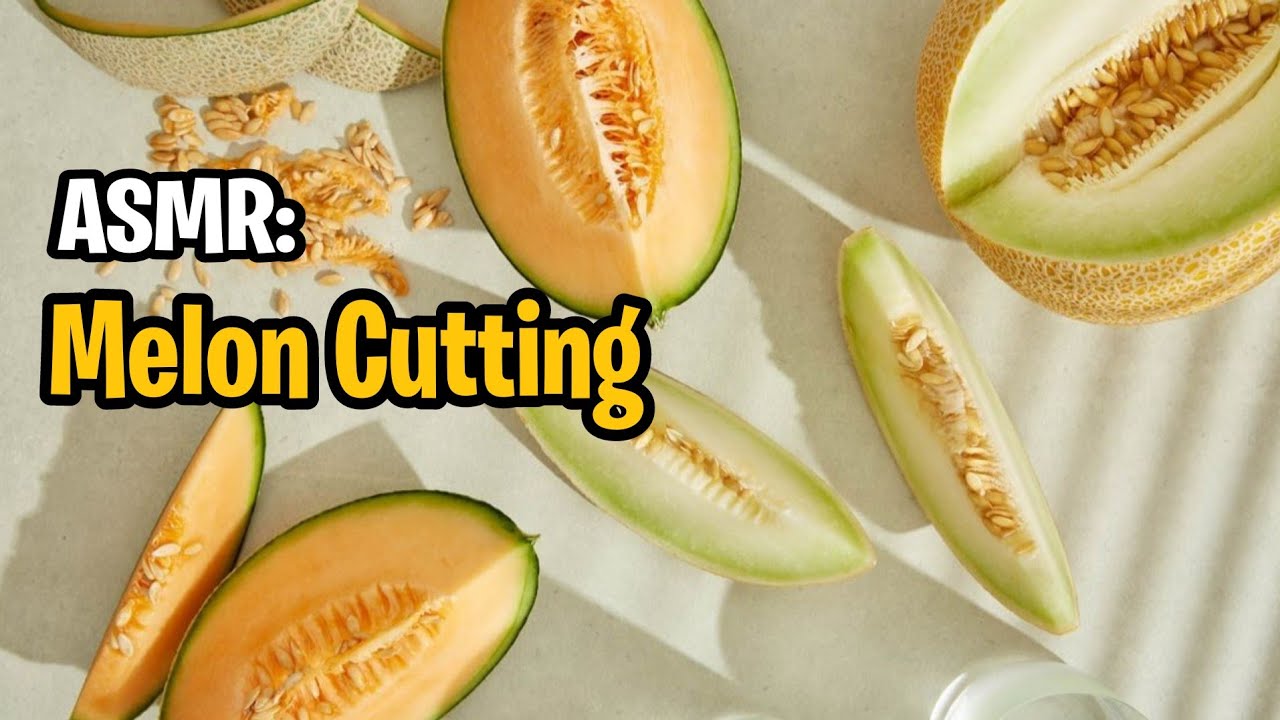 ASMR: Satisfying Melon Cutting, Relaxing and satisfying Fruit cut - YouTube