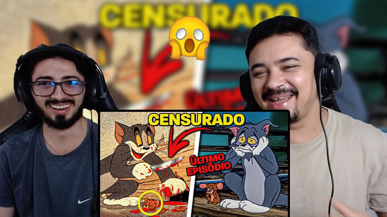 REACT TOM e JERRY - Episódios e Cenas Mais Erradas do Desenho - YouTube