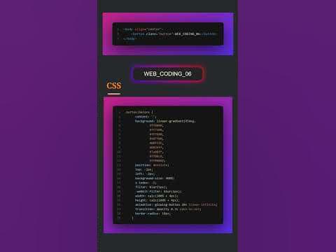 Button Animation with CSS 😍 ️ #learntocode #codingandprogramming #code #coding #button #love ...