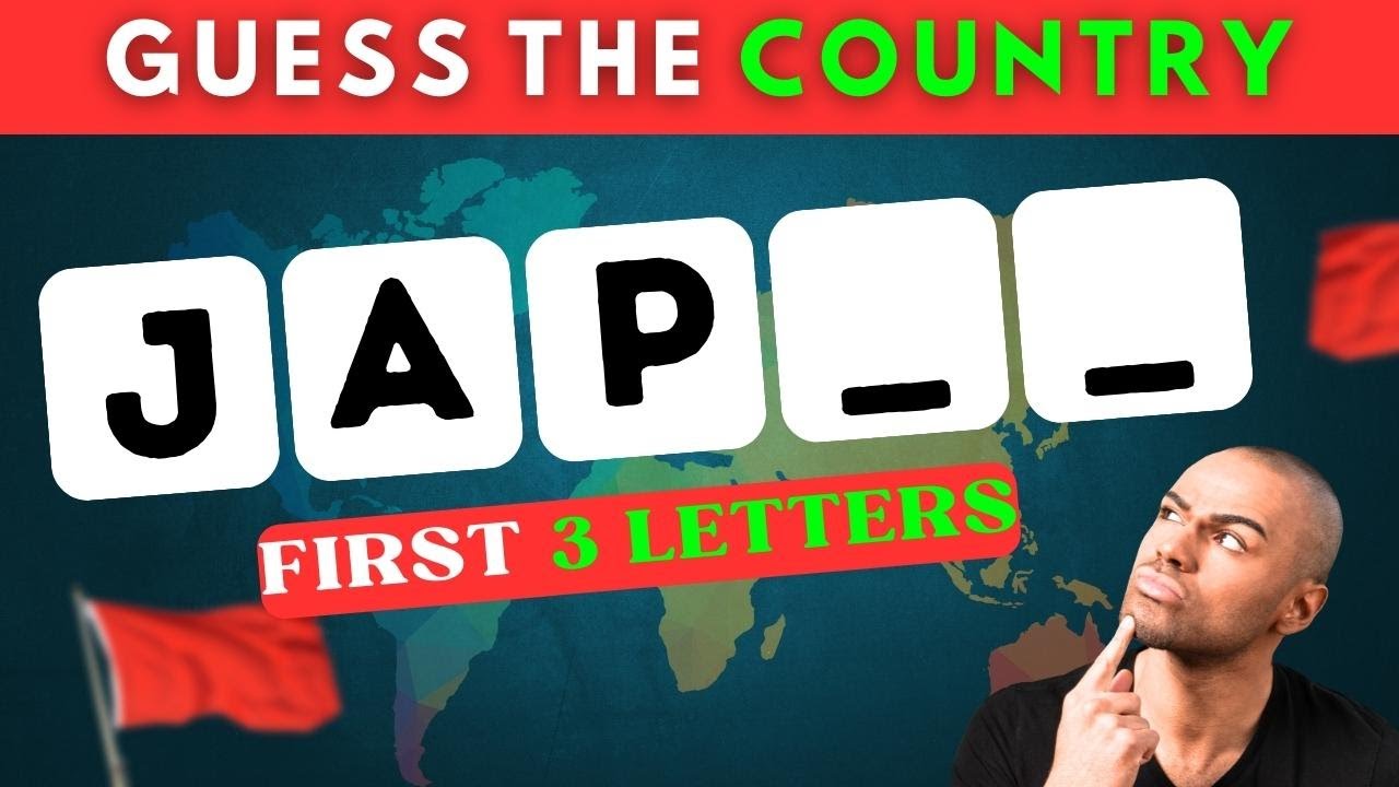 Guess The Country By First 3 Letters | Country Quiz |Missing Letters ...