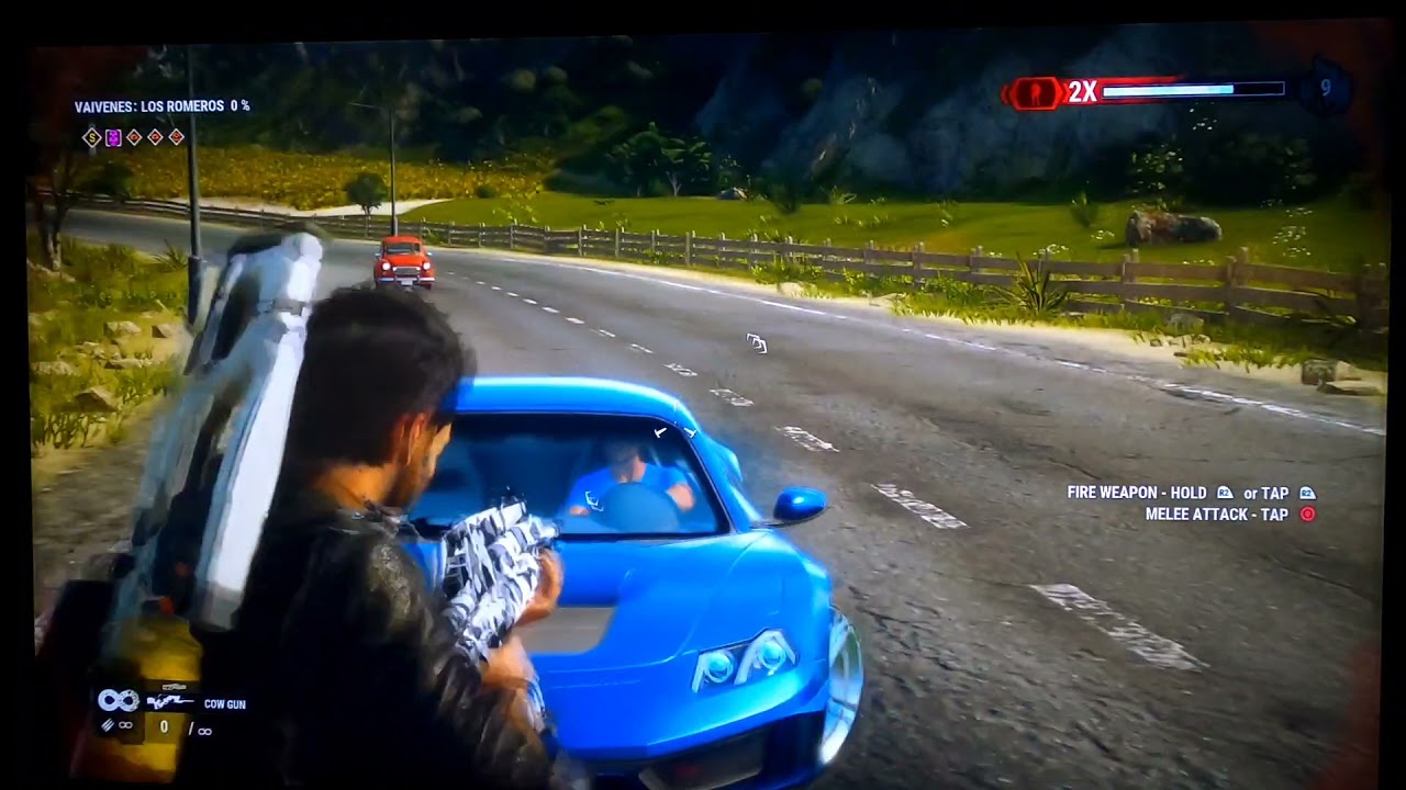 Just Cause 4 Cow Gun (turn people into cows and turn cows into people ...