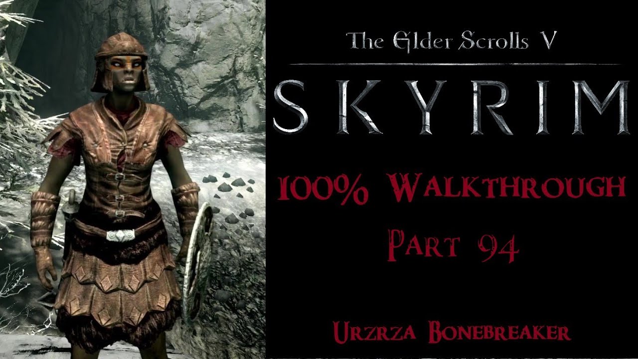 Skyrim 100% Walkthrough Part 94 Eyes of the Falmer - YouTube