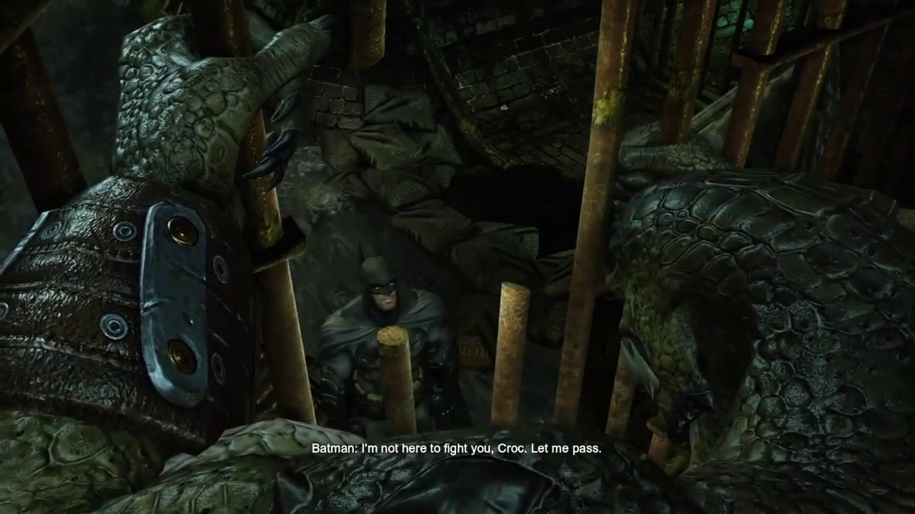 Batman Arkham City Killer Croc Easter Egg