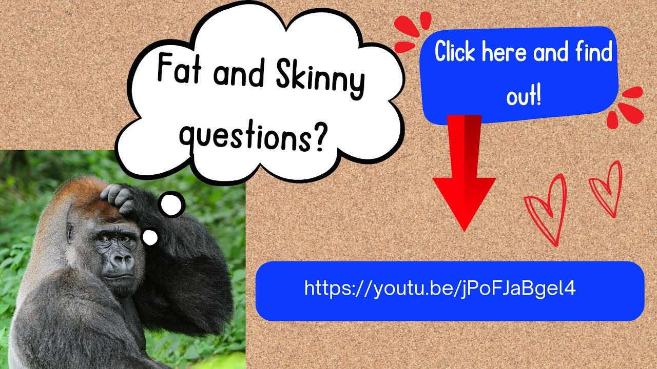 Asking fat & skinny questions - YouTube