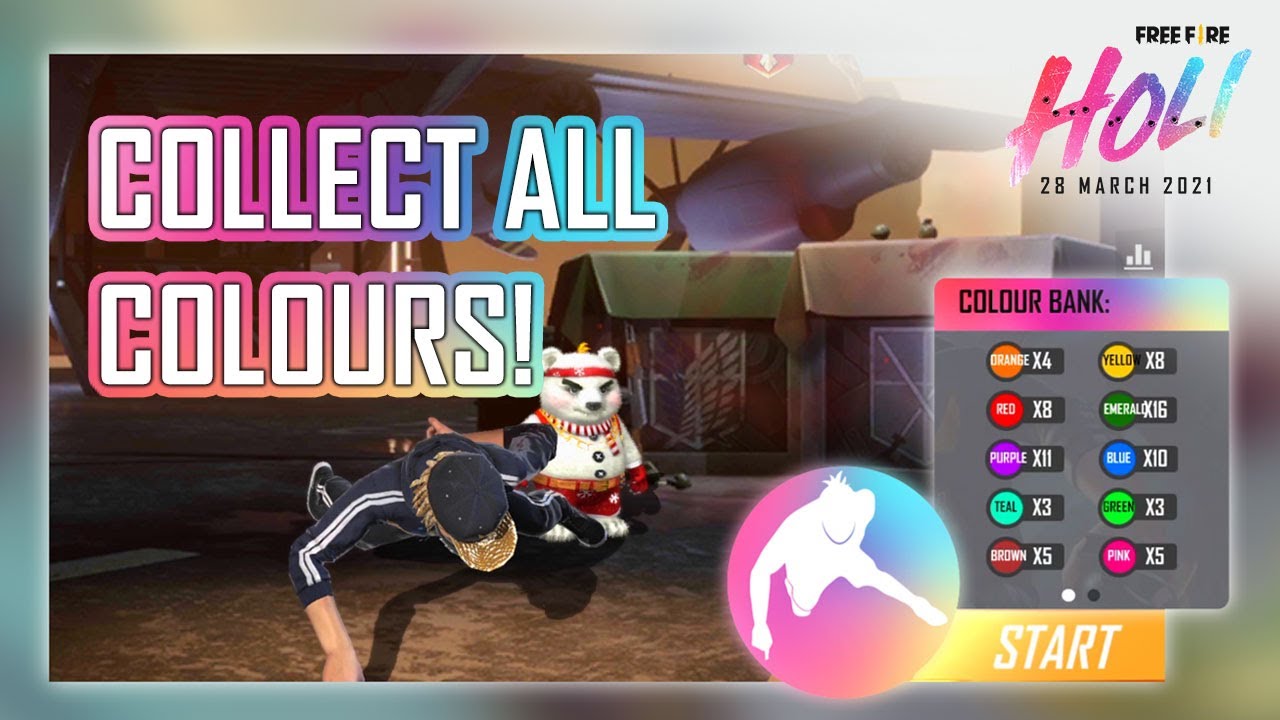 One Finger Push-up Emote | #FreeFireHoli | Garena Free Fire - YouTube