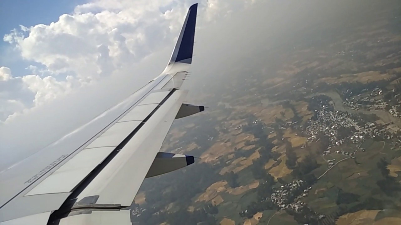Beautiful Take off and Landing Scene from Inside Aeroplane - YouTube