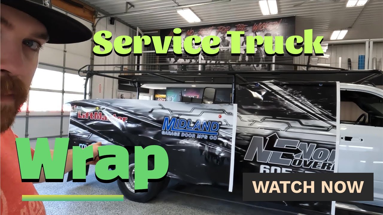 Service Truck gets wrapped - YouTube