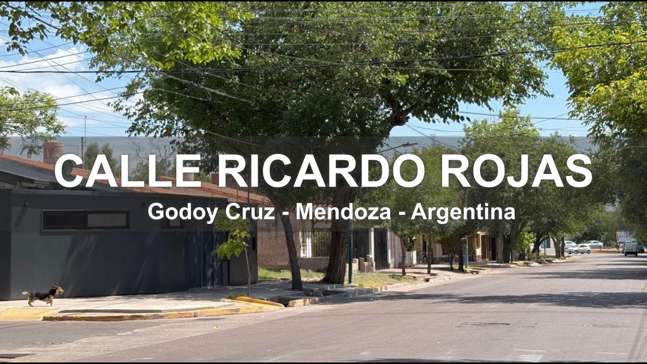 Calle Ricardo Rojas - Godoy Cruz - Mendoza - Argentina - YouTube