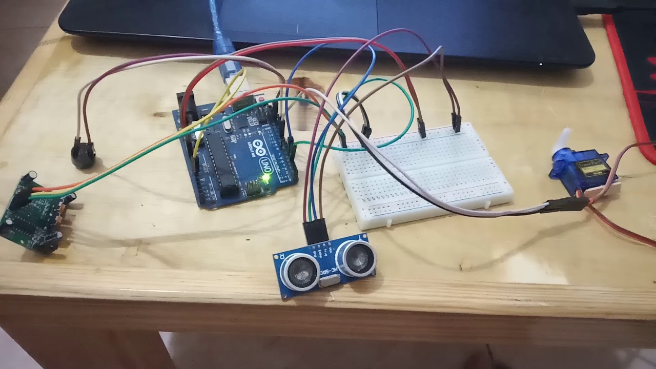Tutorial Membuat Sensor PIR, Buzzer, Ultrasonic dan Servo - YouTube