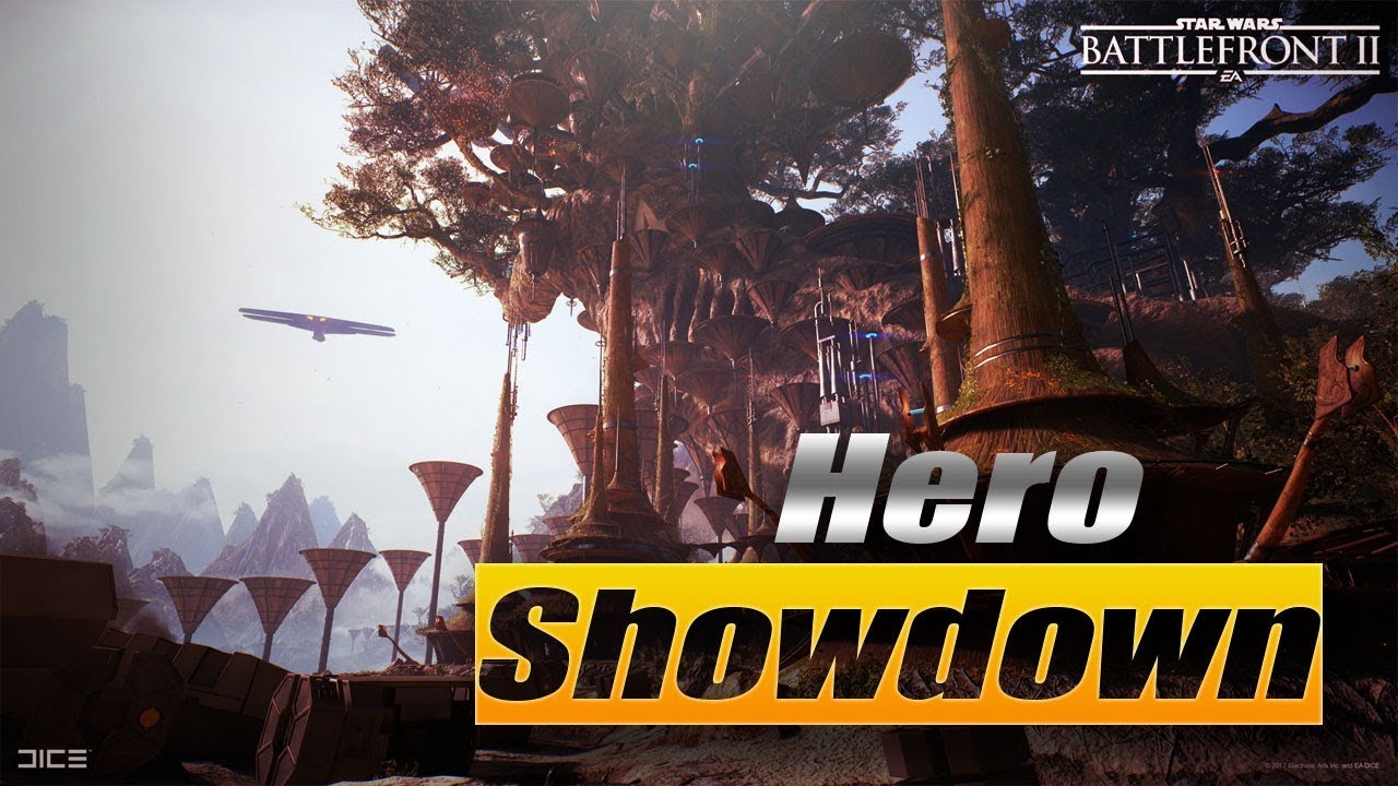 Starwars Battlefront 2 gameplay (HERO SHOWDOWN) - YouTube