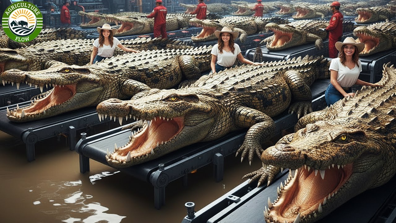 How Farmers Farm & Process Millions of Crocodiles – Inside U.S ...